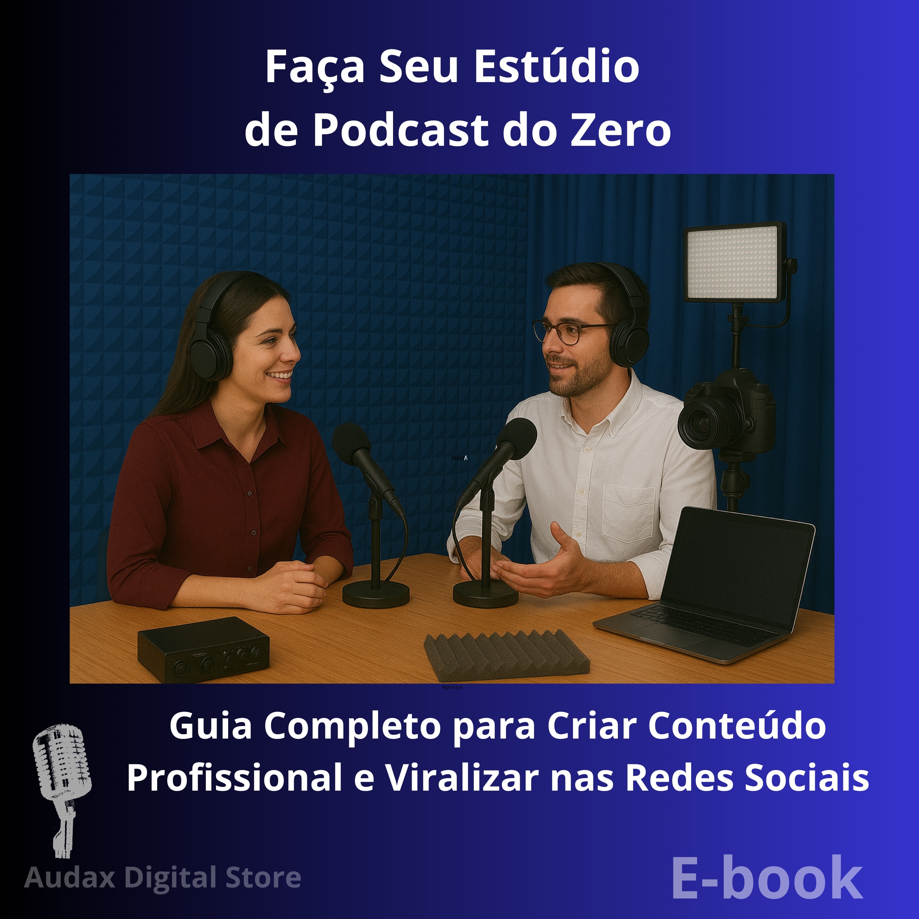 Faça Seu Estúdio de Podcast do Zero - Audax Digital Store | Hotmart