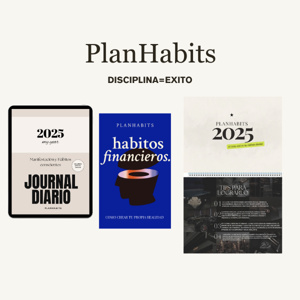 KIT DE PLAN DE HABITOS: Crea y trasnforma tu vida un habito a la ve...