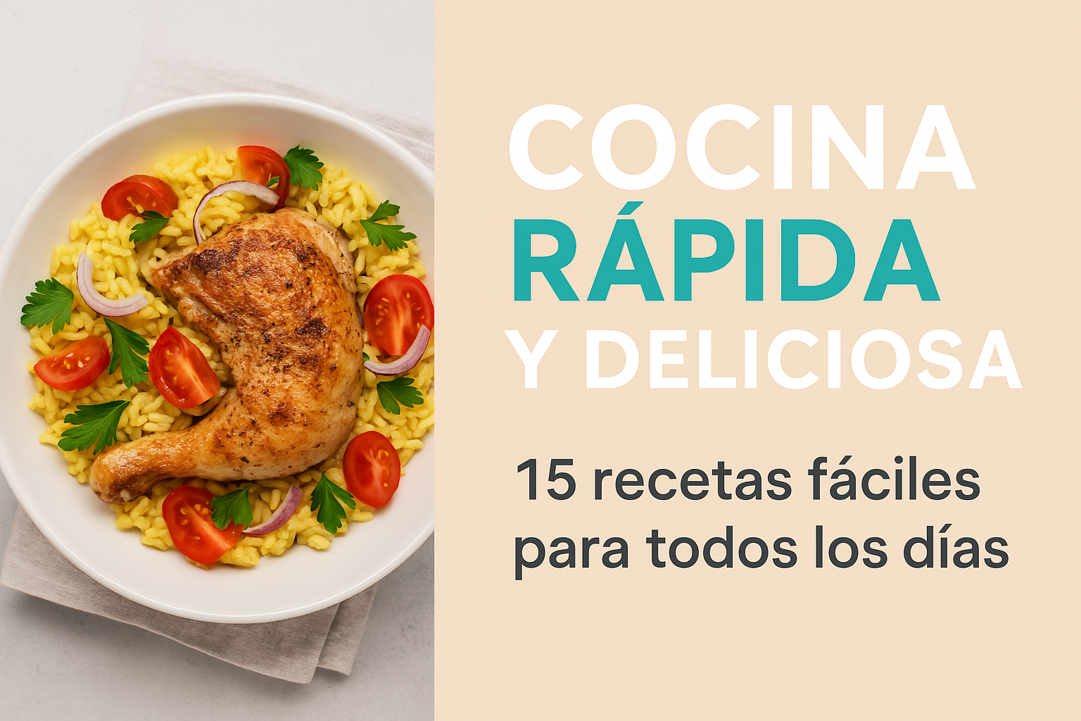 Cocina Rápida y Deliciosa: 15 recetas fáciles para todos los días