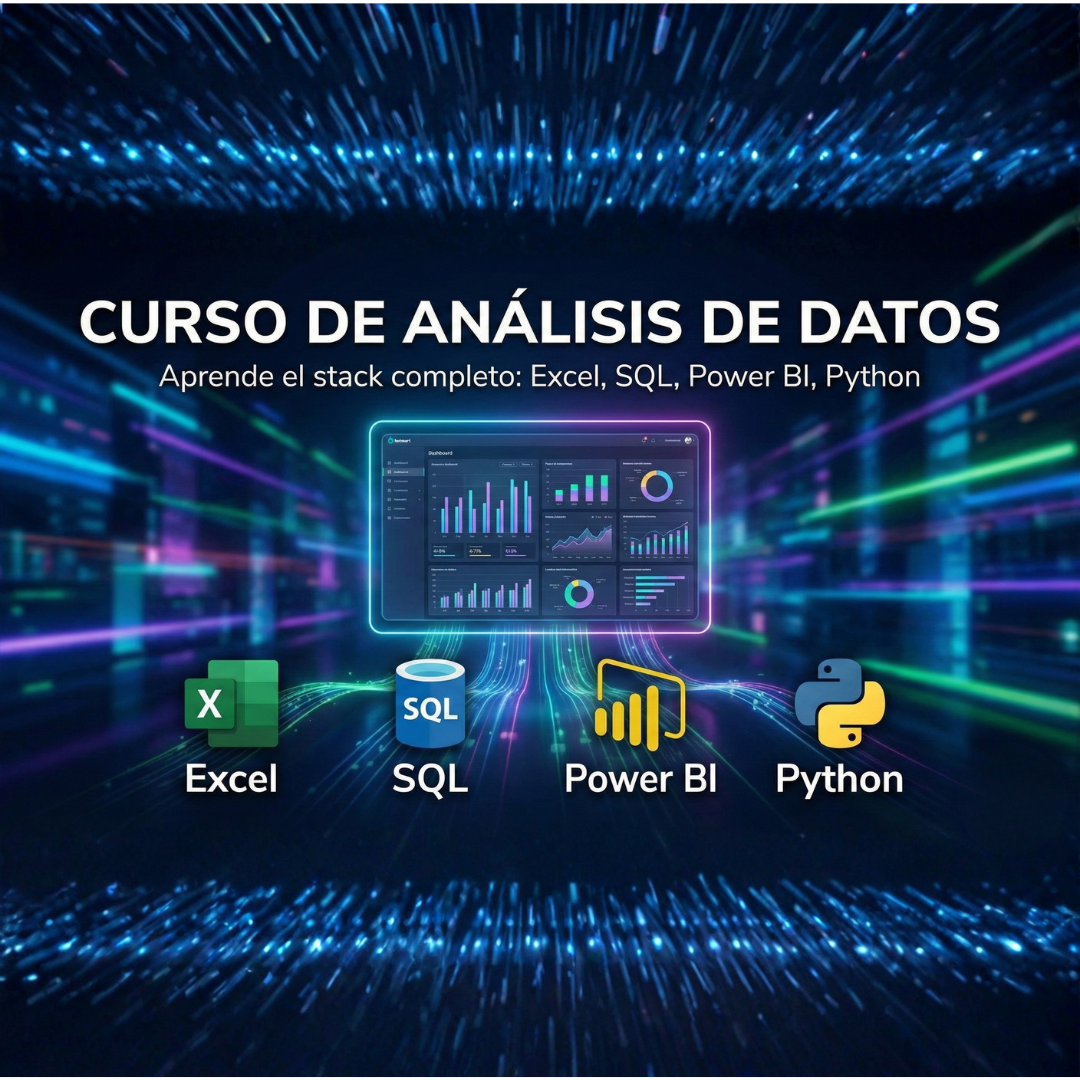 Análisis de Datos con Excel Power BI SQL Python | Hotmart