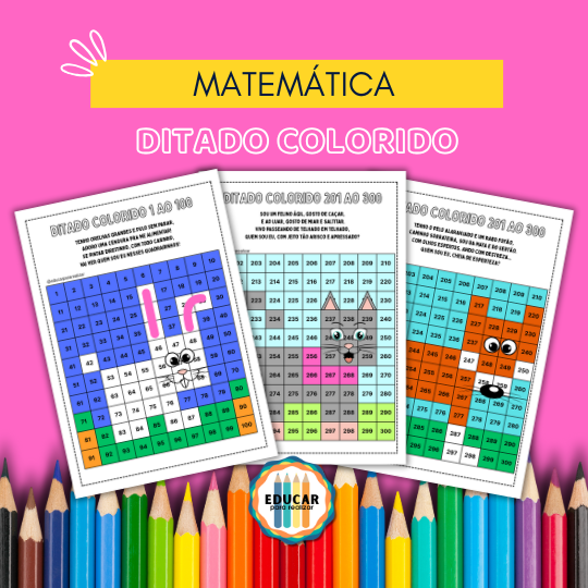 Ditado Colorido (Números do 1 ao 300) - Educar para realizar | Hotmart