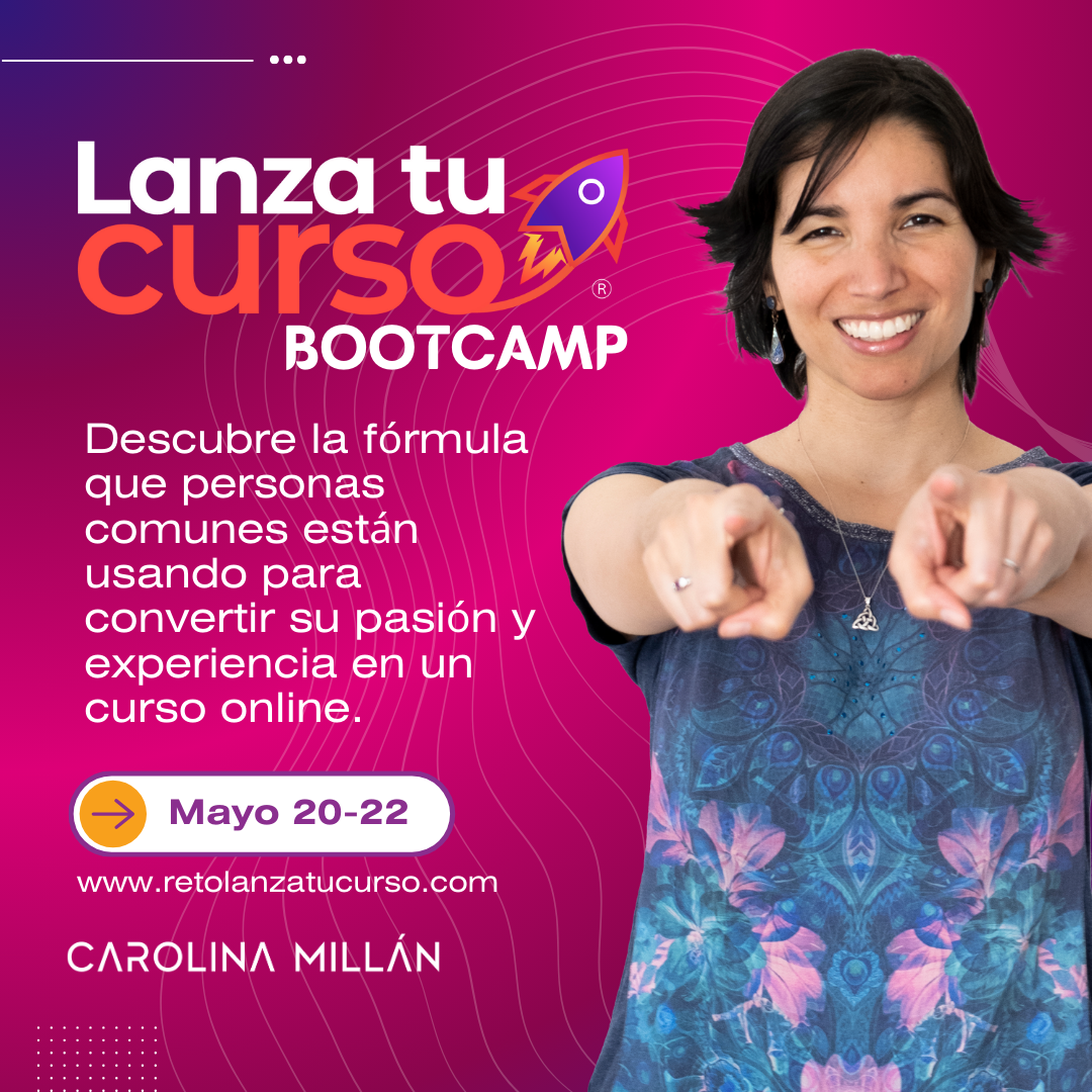 Lanza Tu Curso VIP Mayo 2024 - Carolina Millan | Hotmart