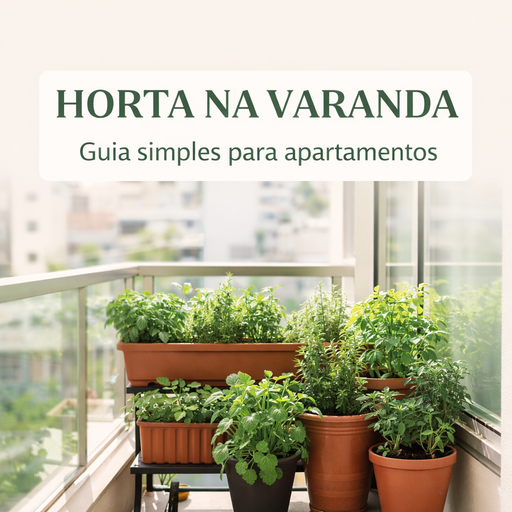 Horta na Varanda Cultive seu próprio alimento fresco mesmo morando...