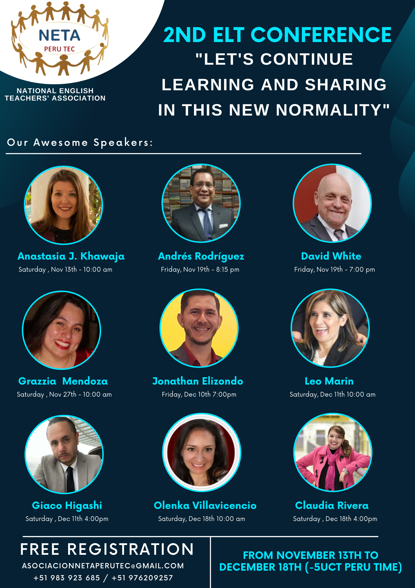 Webinars for Teachers of English (2nd ELT Conference)