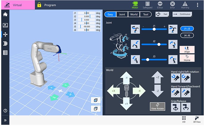 Epson RC+ Robot Programming and Simulation with English,Spanish ...