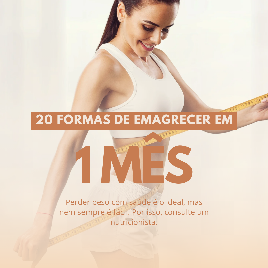 20 FORMAS DE EMAGRECER EM 1 MÊS - Lucas da Silva Gonçalves | Hotmart