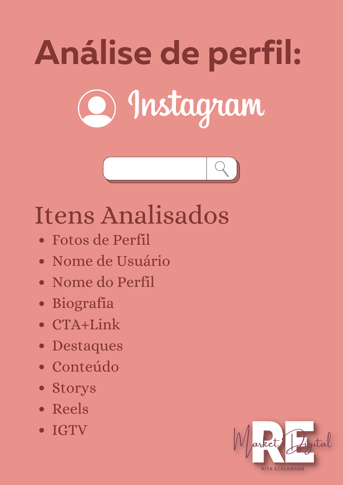 Analise De Perfil Instagram Rita Eckermann Re Marketing Digital