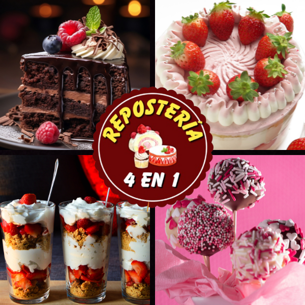 REPOSTERÍA PROFESIONAL 4 EN 1