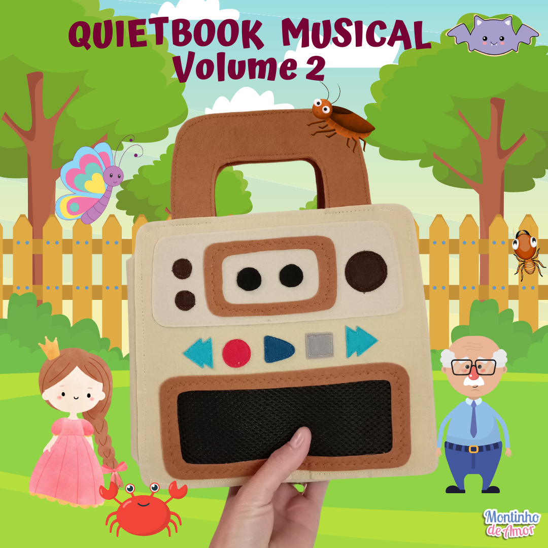 Projeto Digital Quietbook Musical - Volume 2 - Karina Campos | Hotmart