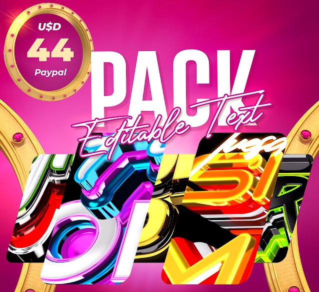 ATTENTION GRAPHIC DESIGNER PACK OF 3D LETTERS IN CINEMA 4D