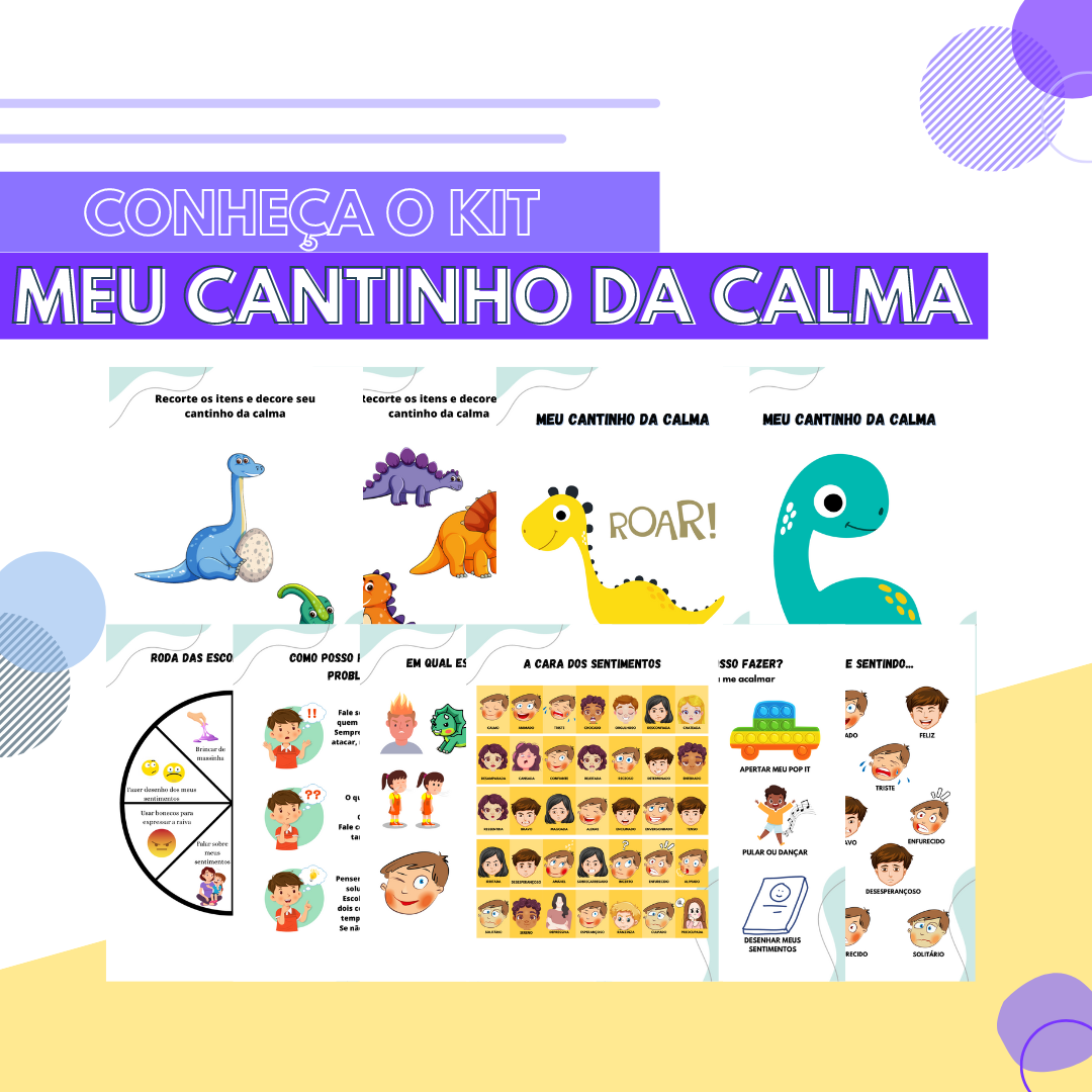 Kit meu cantinho da calma - Veículos