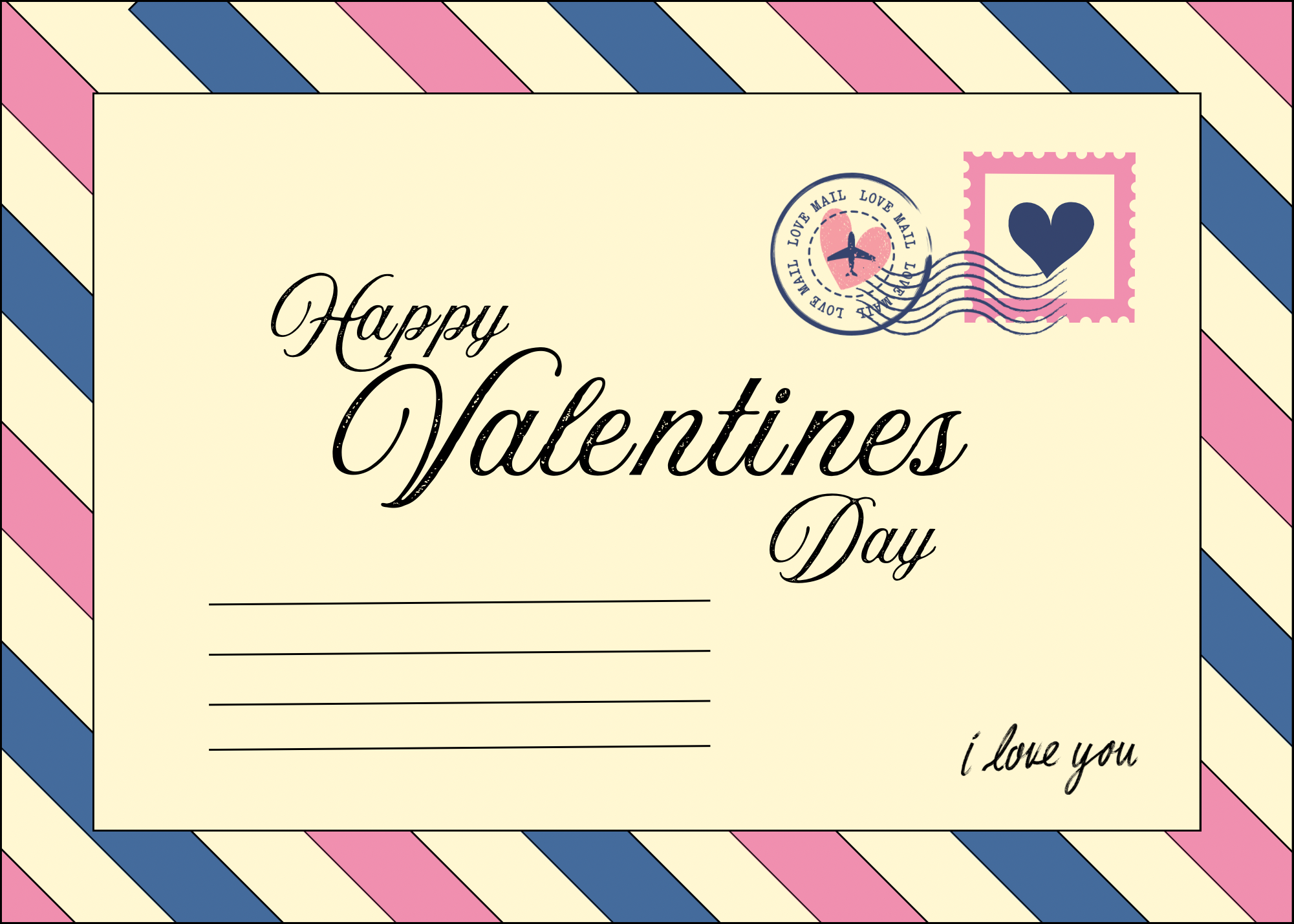 Valentine’s Card 💌 Tarjeta San Valentín - Kelly González | Hotmart