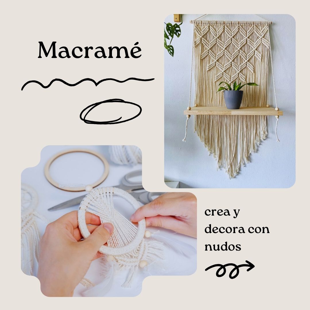 Macramé crea y decora con nudos - DigitalEbooks | Hotmart