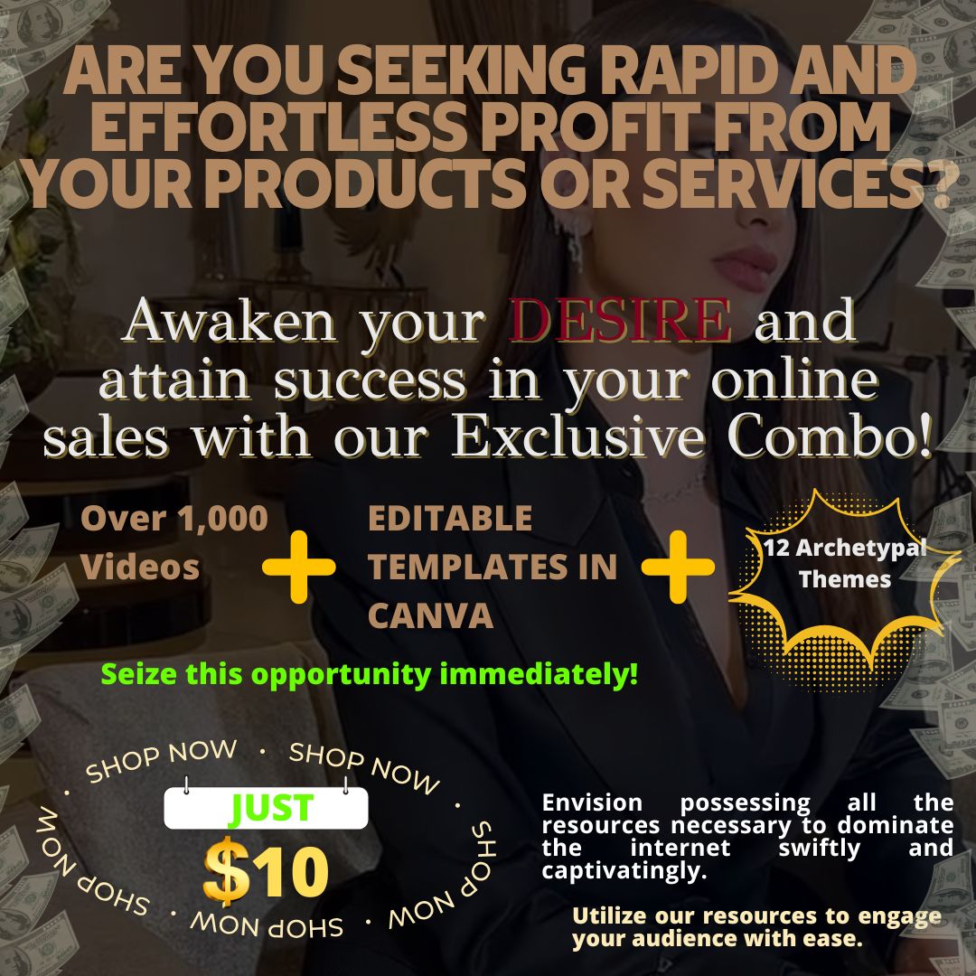 Strategic Canva Combo | Fast Profit with Ready-to-Use Sales Templates