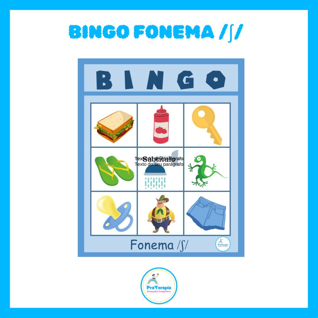 Bingo Fonema /ʃ/