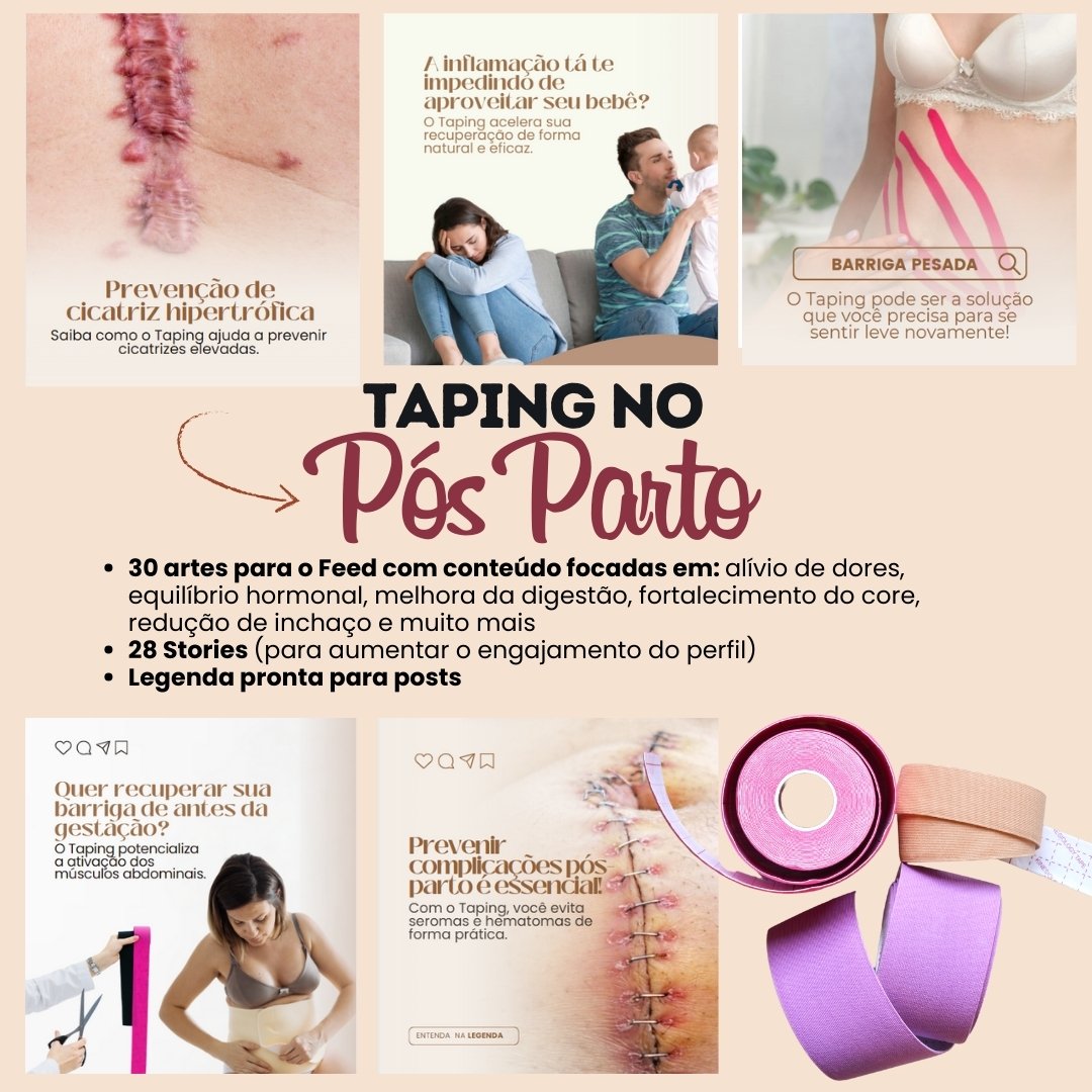 PACK TAPING PÓS PARTO