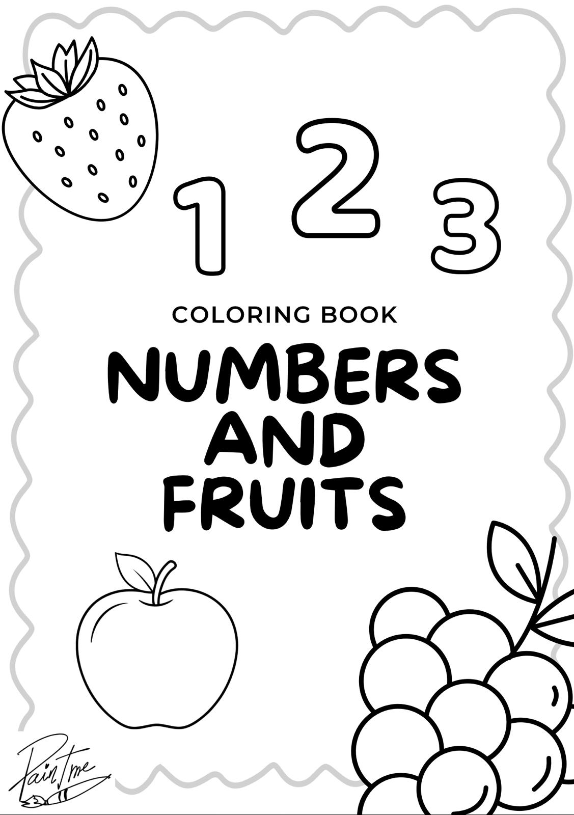 Learning fruits and numbers