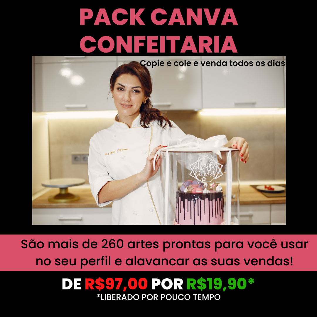 PACK CANVA CONFEITARIA