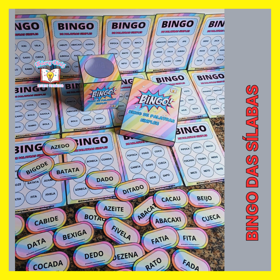 Bingo de palavras simples