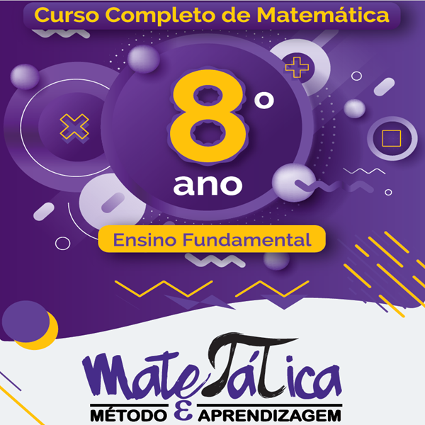 Curso completo de matemática - 8º ano | Hotmart