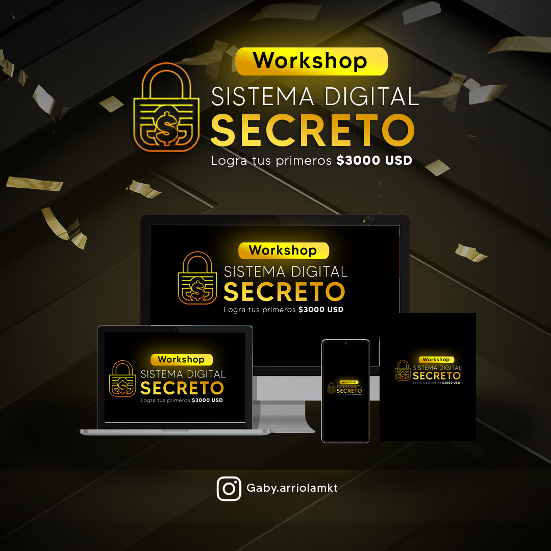 Sistema Digital Secreto -Workshop - Gabriela Arriola | Hotmart
