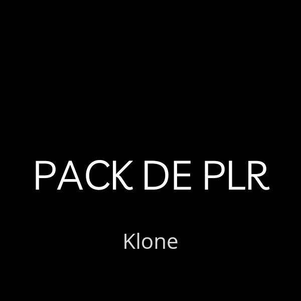 SUPER PACK DE PLR
