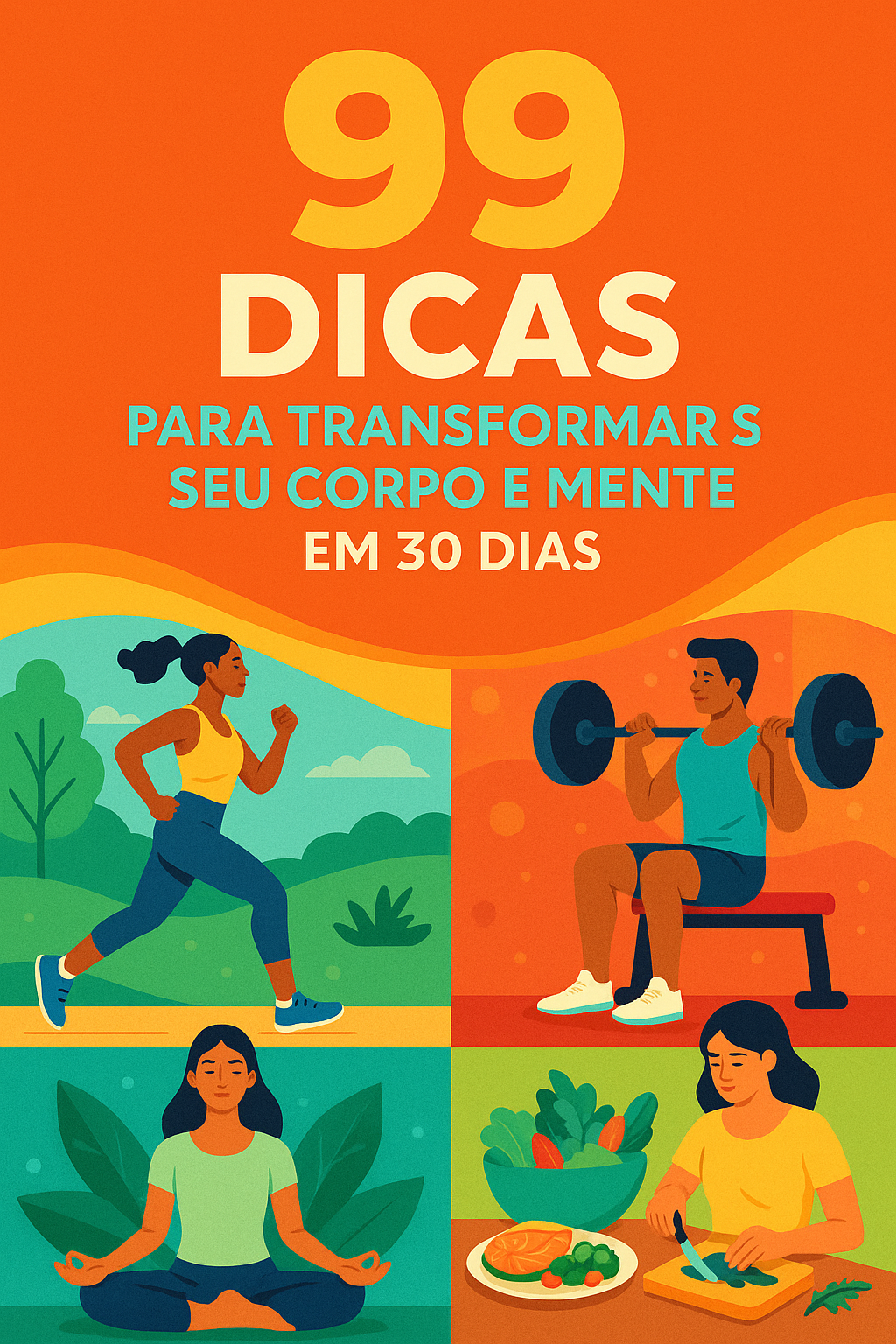 📘 “99 Dicas para Transformar Seu Corpo e Mente em 30 Dias” Guia prático e definitivo para ...