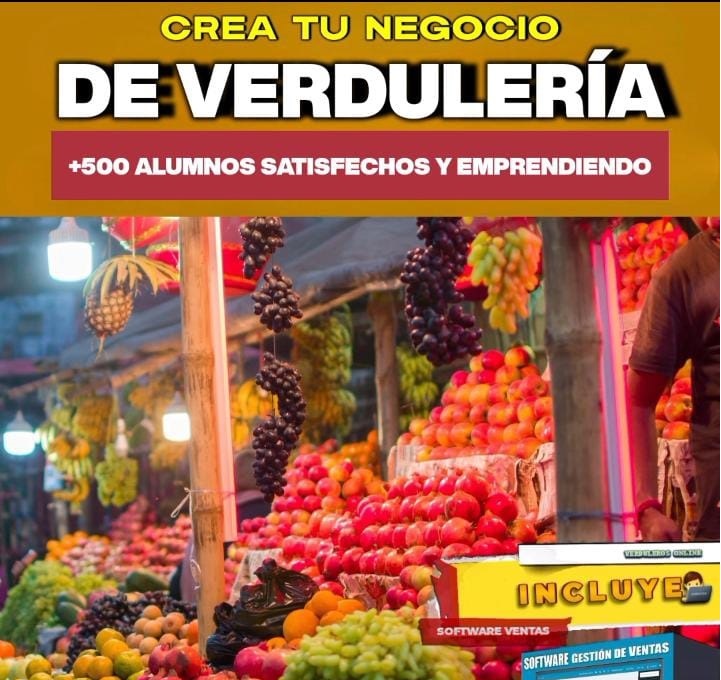 Verdulería y Frutería desde 0 al éxito - Guía de Negocio Paso a Paso