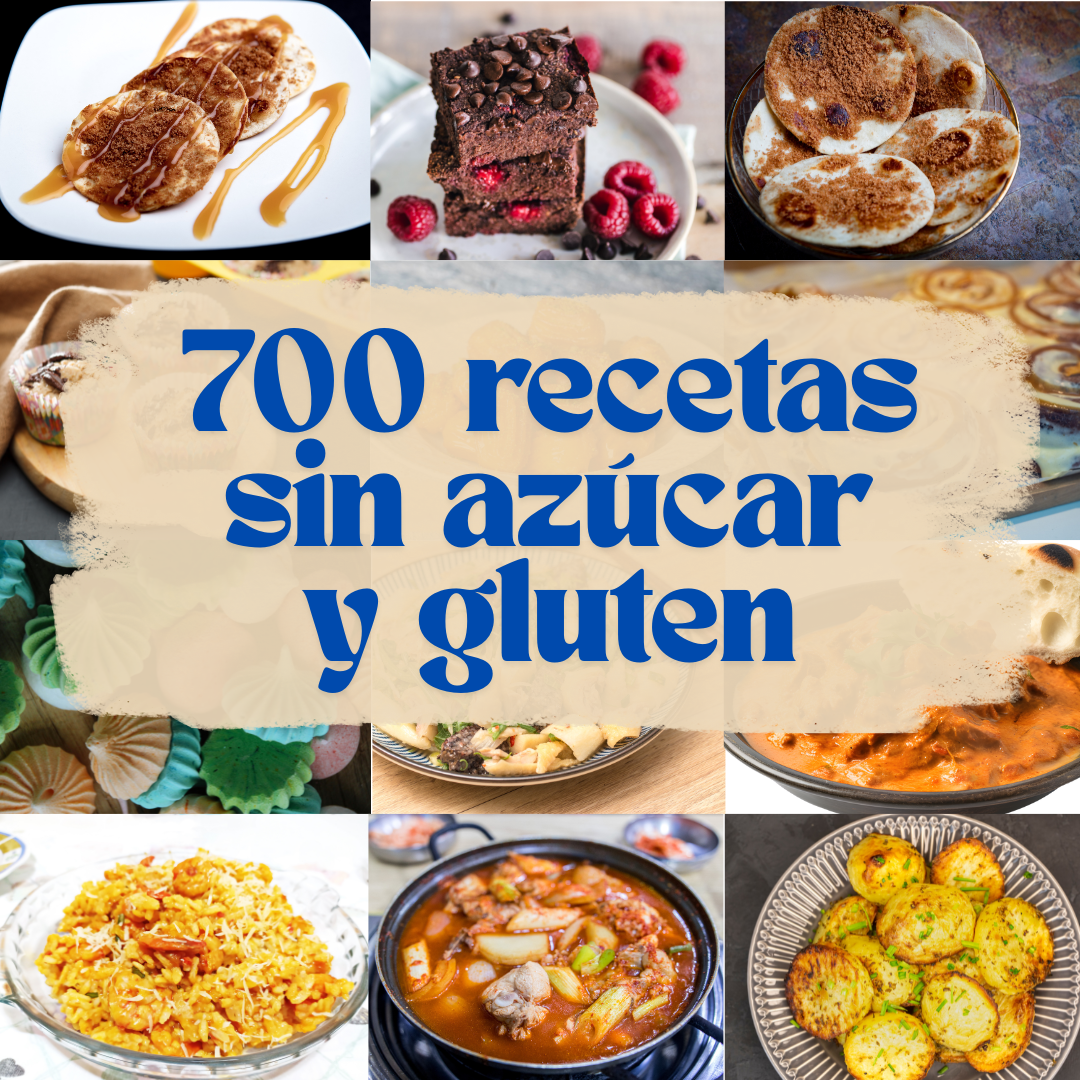 700 Recetas Sin Azucar y Gluten - Educa LM | Hotmart