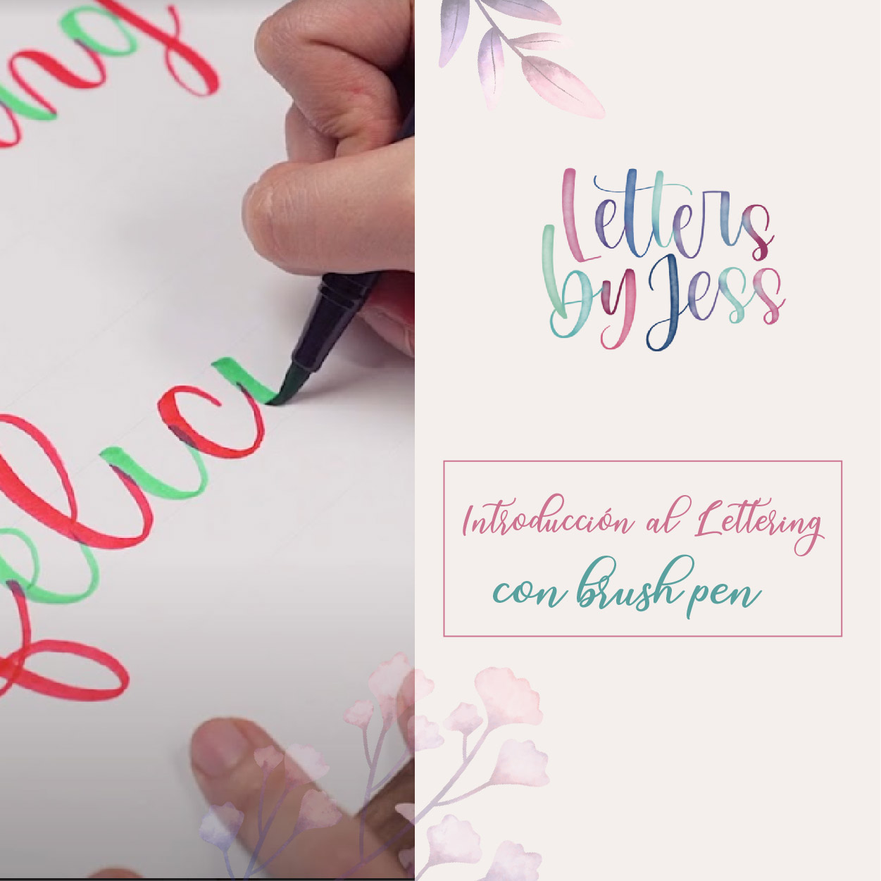 Introducción al Lettering con brush pen - Jessica Cok | Hotmart