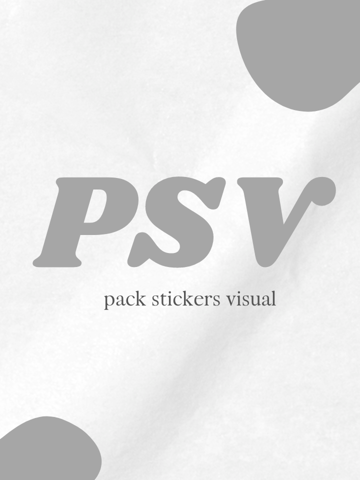 PSV Pack Stickers Visual - Maria S. Ferreira | Hotmart