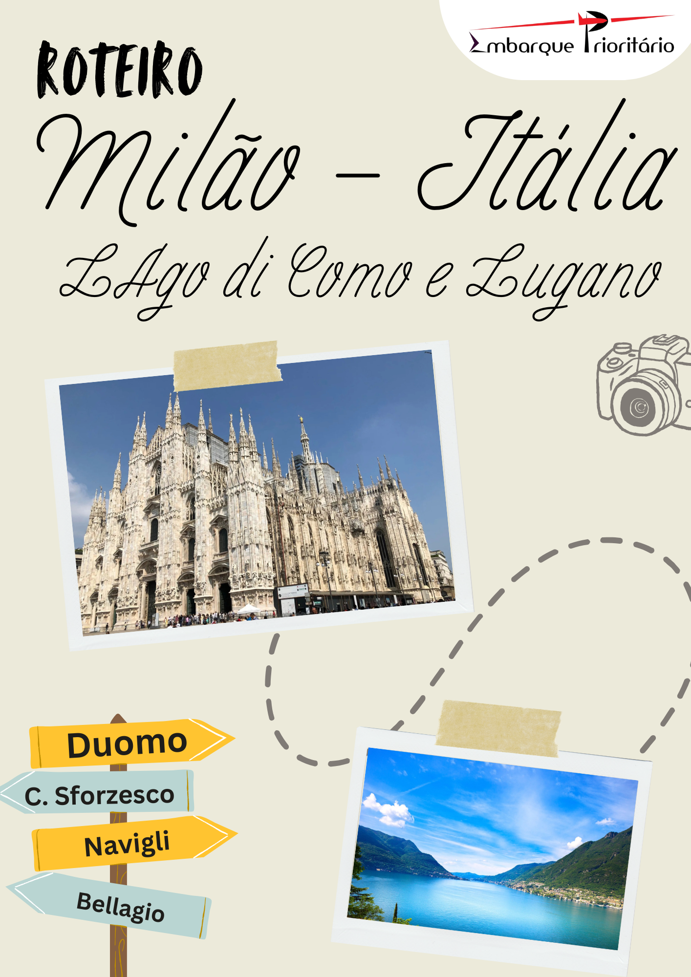 Roteiro Milão | Lago de Como | Lugano + Bônus