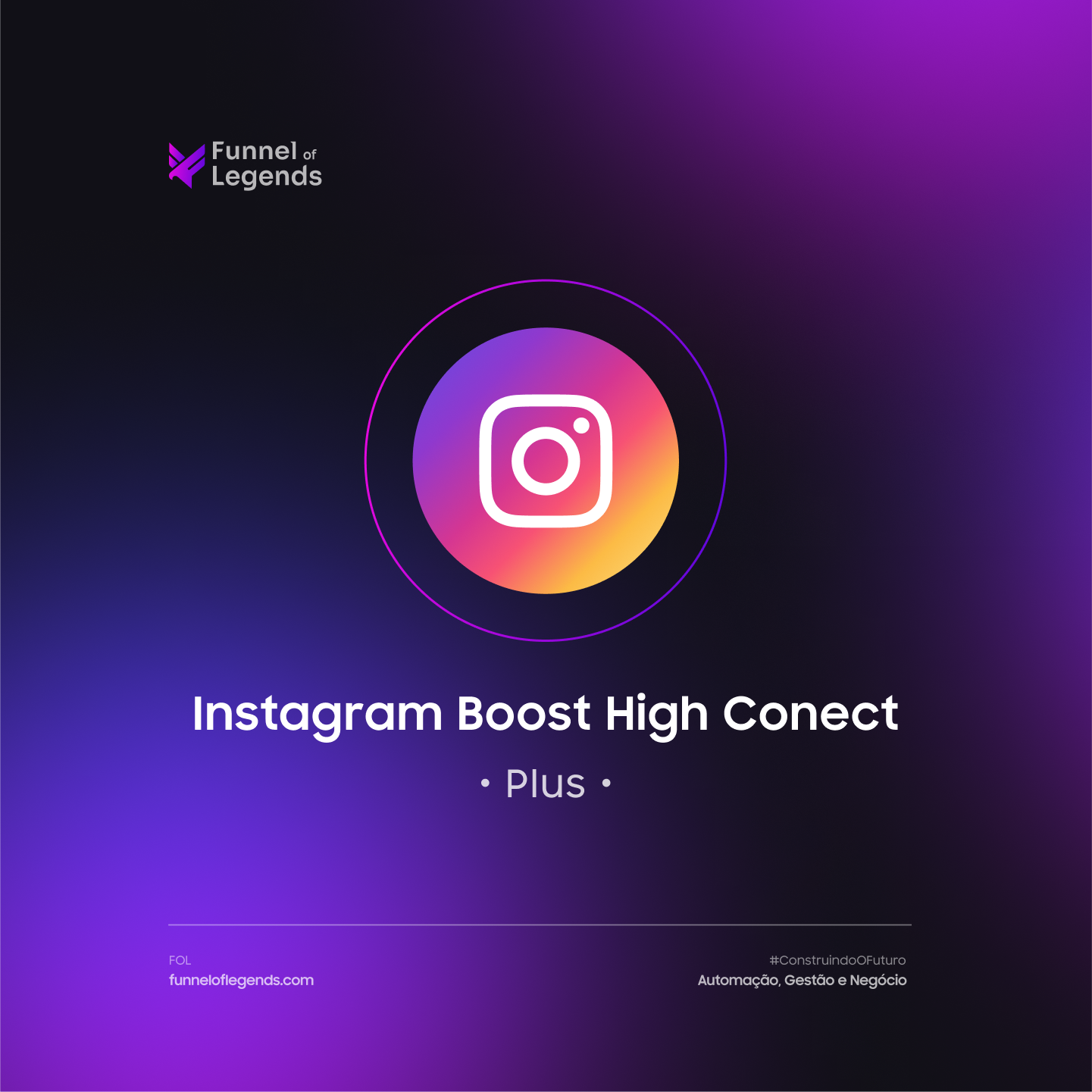 Instagram Boost High Conect ・Plus - Funnel Of Legends | Hotmart