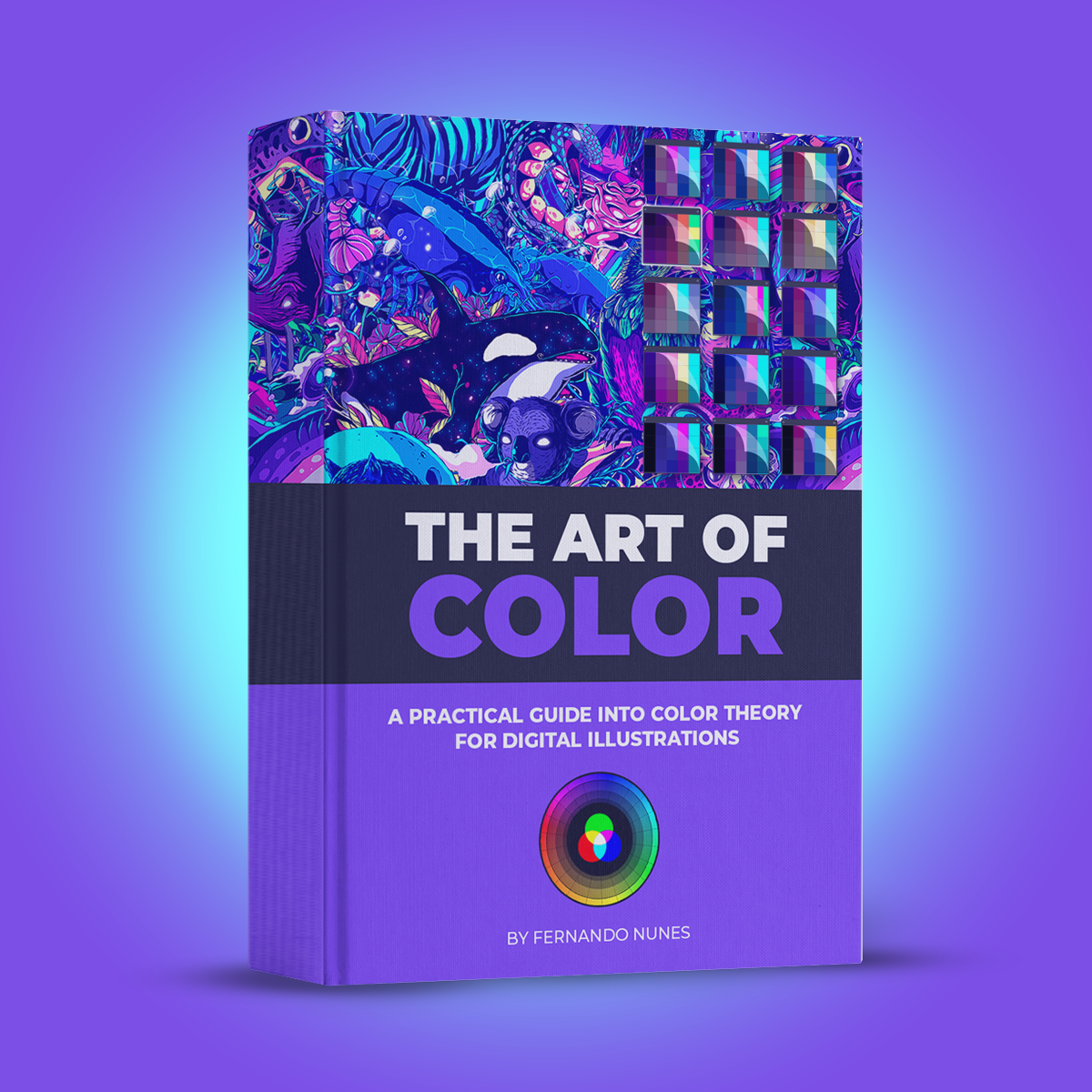 300 Color Swatches + Ebook Guide Into Color Theory For Digital ...