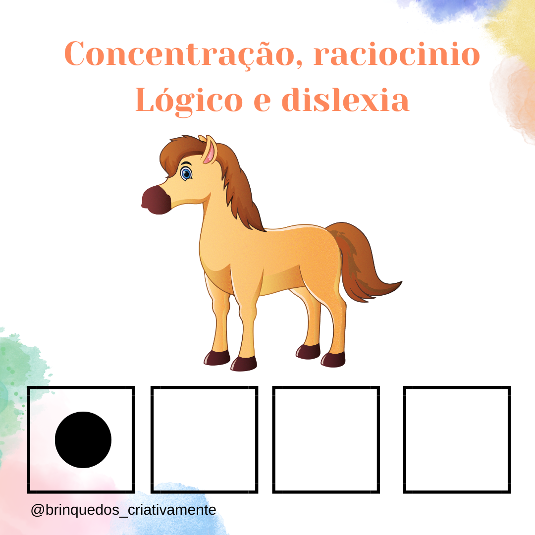Raciocínio Lógico infantil nível 1 - dislexia - José Roberto das G...