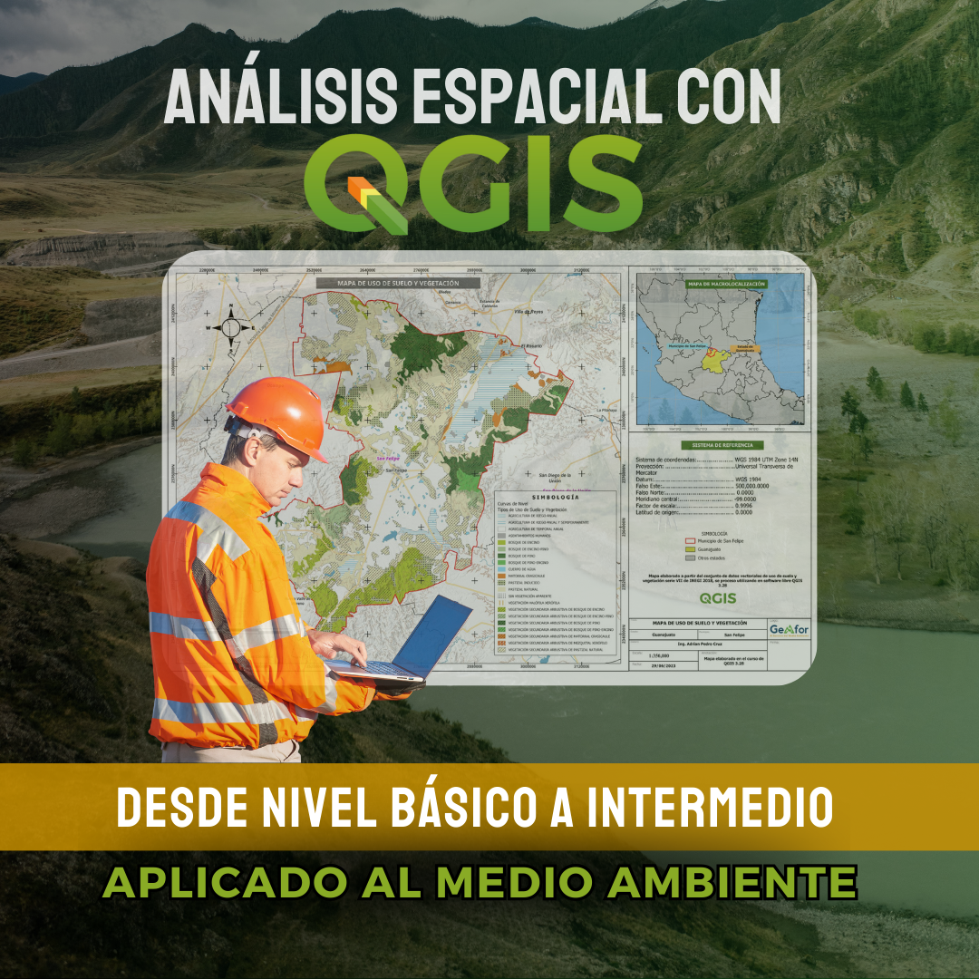 Análisis de datos raster y vectorial con QGIS - Adrian Pedro Cruz | Hotmart