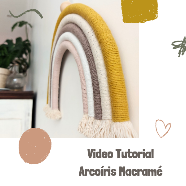Arcoíris Macramé. Video Tutorial Rápido y Fácil. - Mar de comodoro | Hotmart