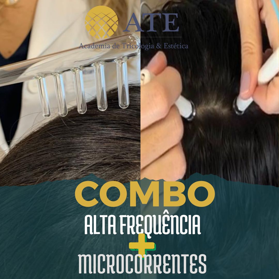 Alta frequência + microcorrentes na terapia capilar
