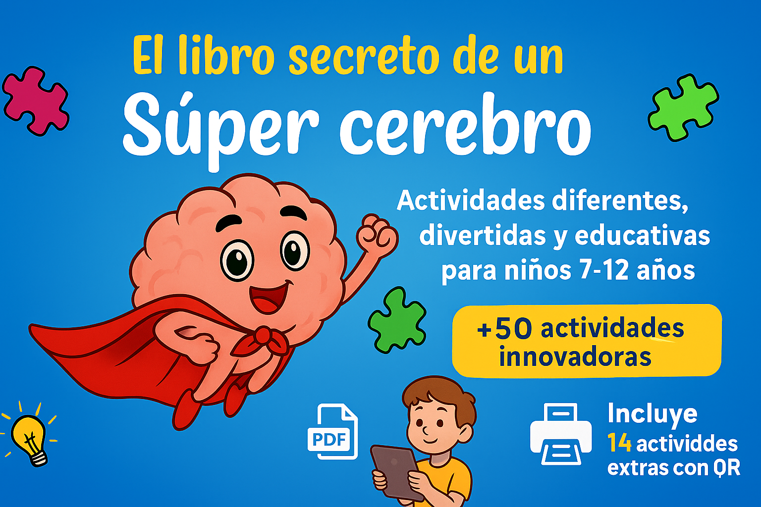 El libro secreto de un super cerebro - Actividades para niños - Ros...