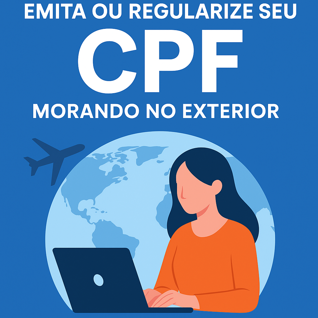 Como Regularizar ou Emitir o CPF Morando no Exterior 100% online.