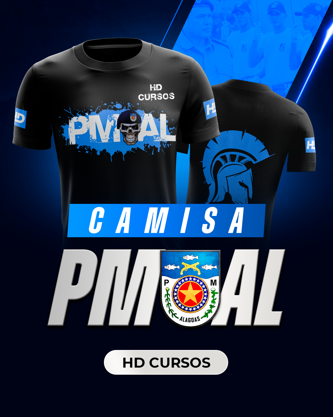 CAMISA PMAL HD CURSOS