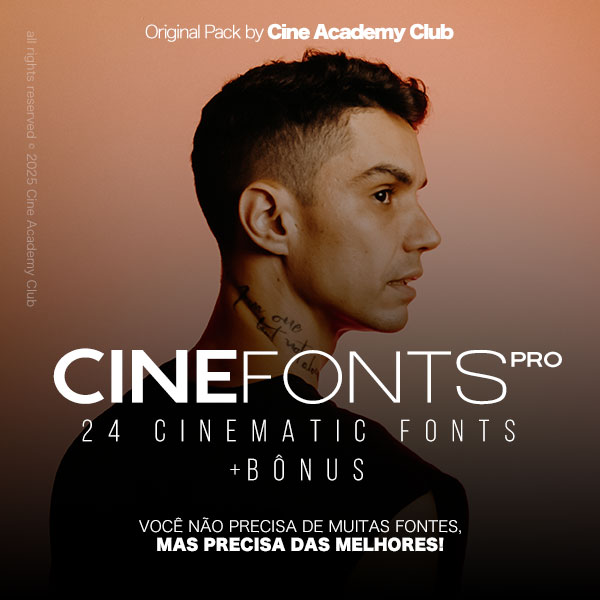 CINE FONTS PRO - 24 Cinematic Fonts + 5 Bônus - Thiago Kenned | Hot...