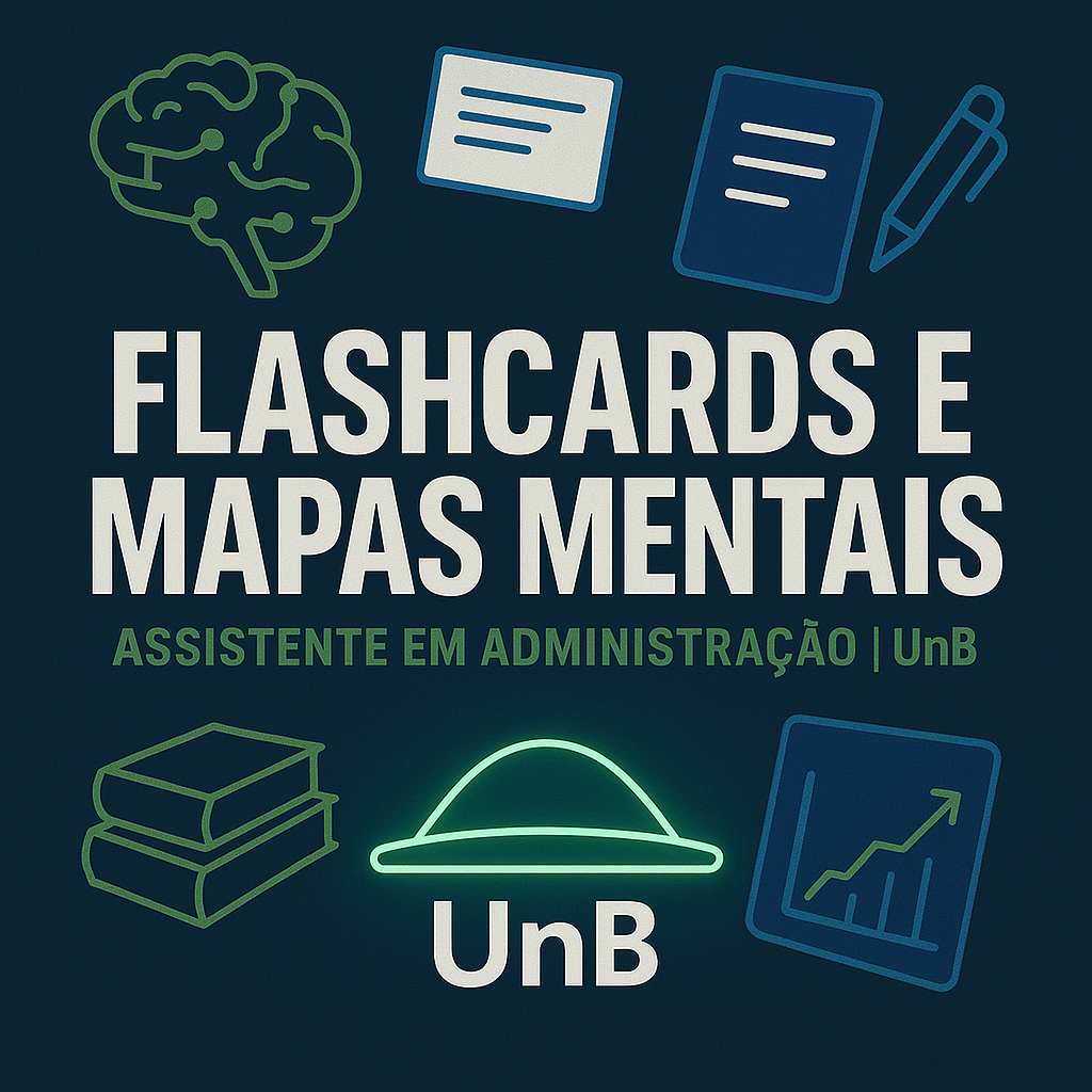 Combo: FlashCards + Mapas Mentais para UnB + Vencendo o CESPE