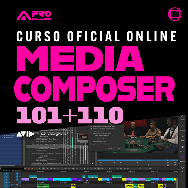 Avid Media Composer 101 + 110 - Curso Oficial da Fabricante
