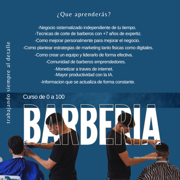 La Universidad del Barbero. - Facundo Espinosa | Hotmart