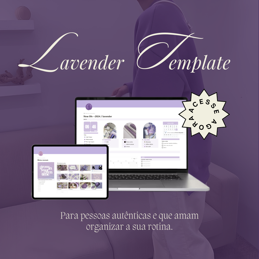 Lavender Template - Stefani Dias | Hotmart