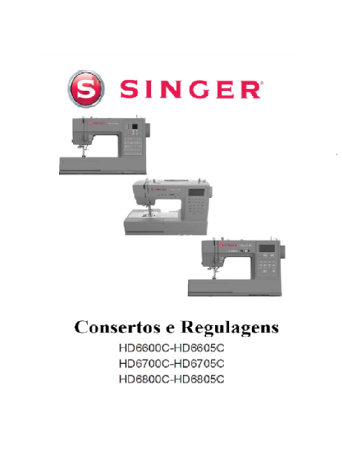 Curso de Maquina de Costura Eletrônica Singer HD6605 HD6705 HD6805 ...