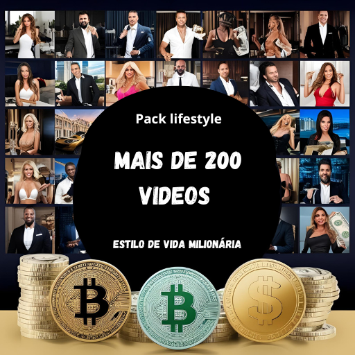Pack Exclusivo de Lifestyle Milionária 💎 200+ Vídeos de Luxo e Sucesso 💎