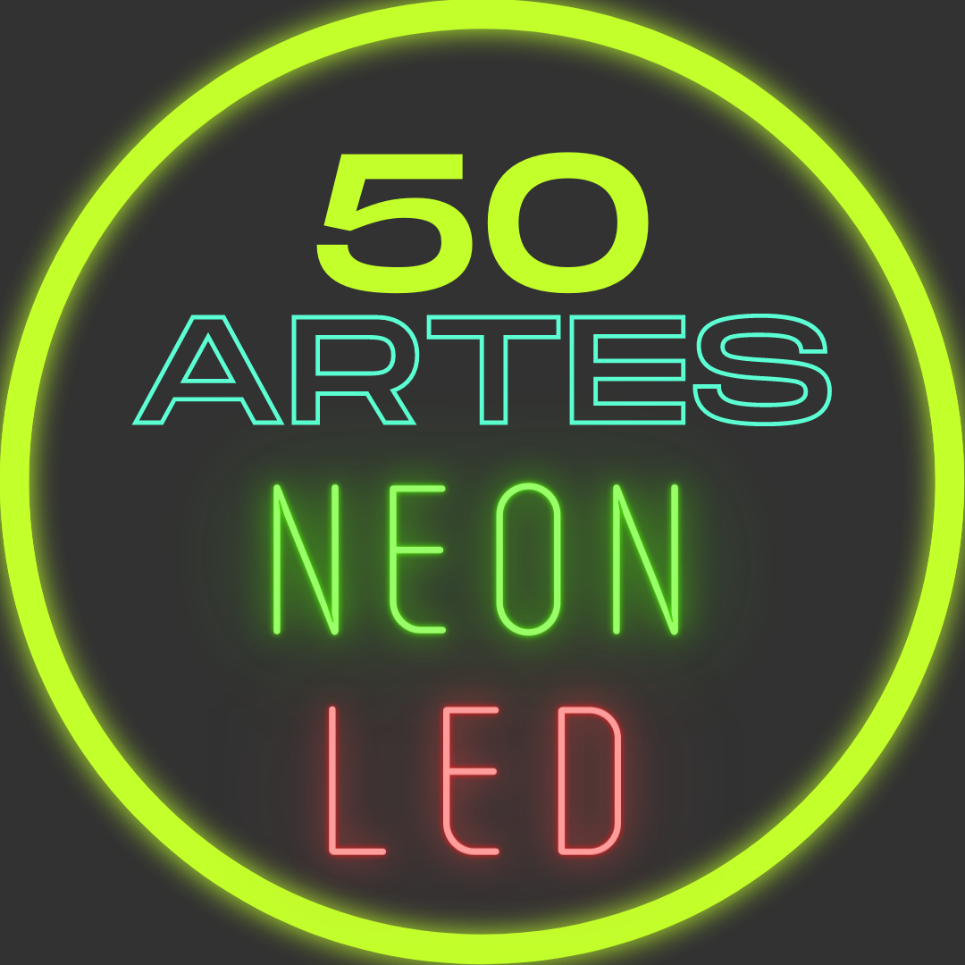 Pack de 50 Artes de Neon LED