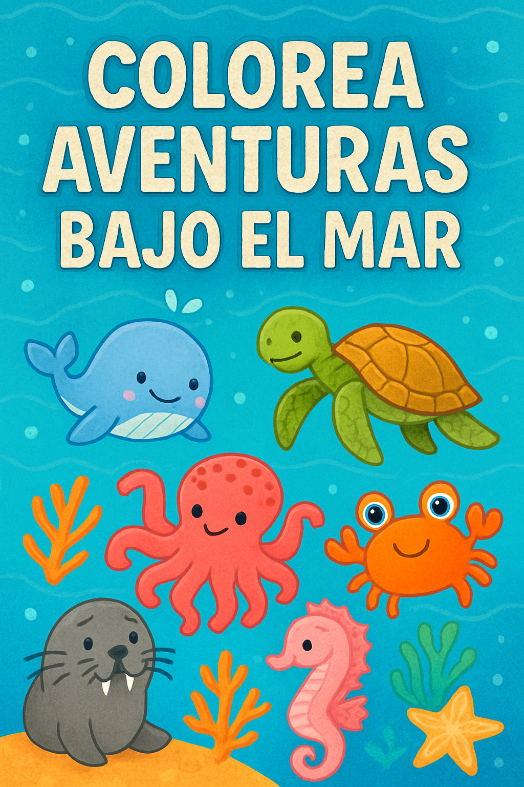 Colorea Aventuras Bajo El Mar - Fátima Díaz | Hotmart
